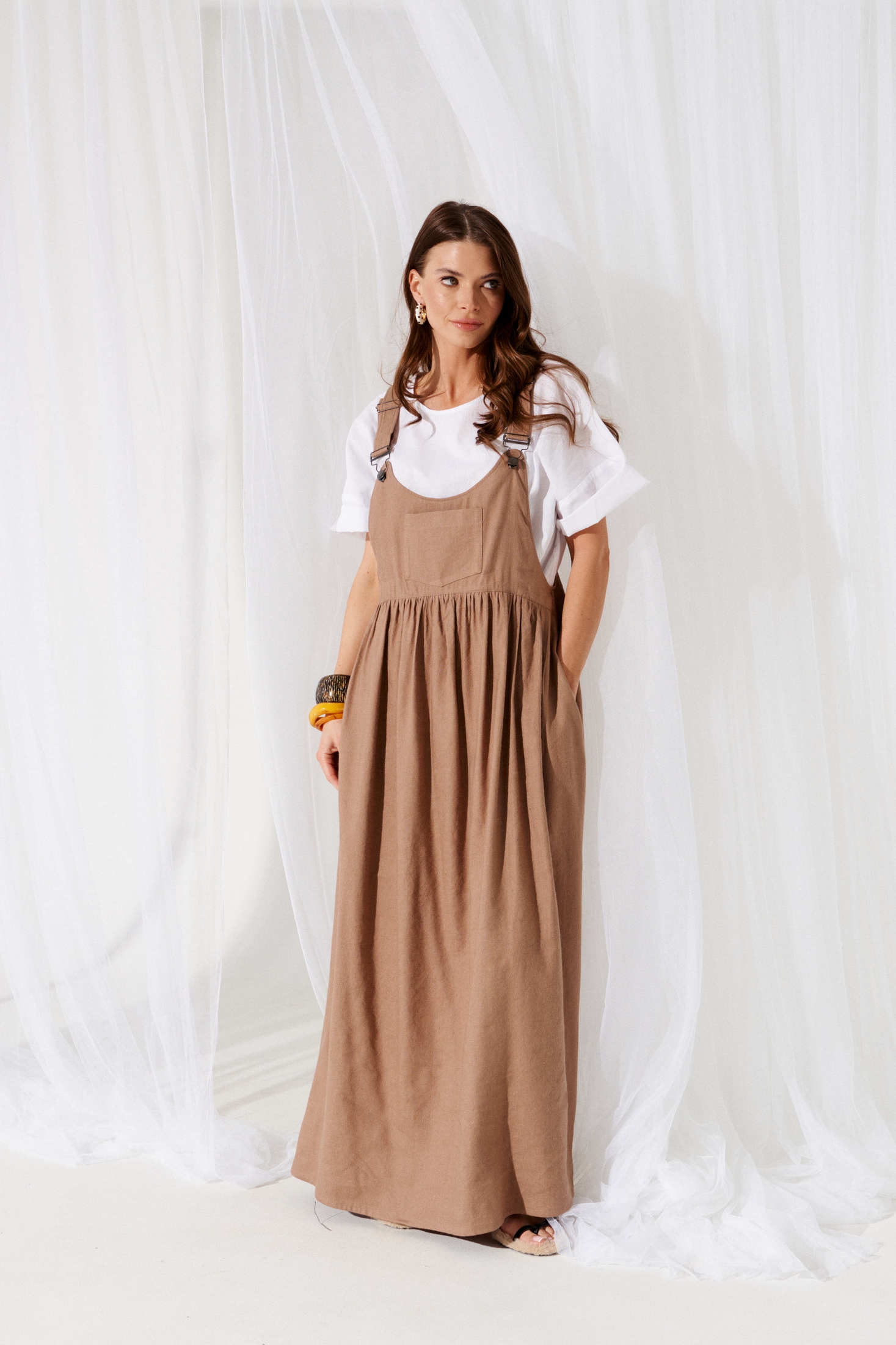 Сарафан+блузка 5298 орех Elletto Life купить в интернет магазине Велесмода